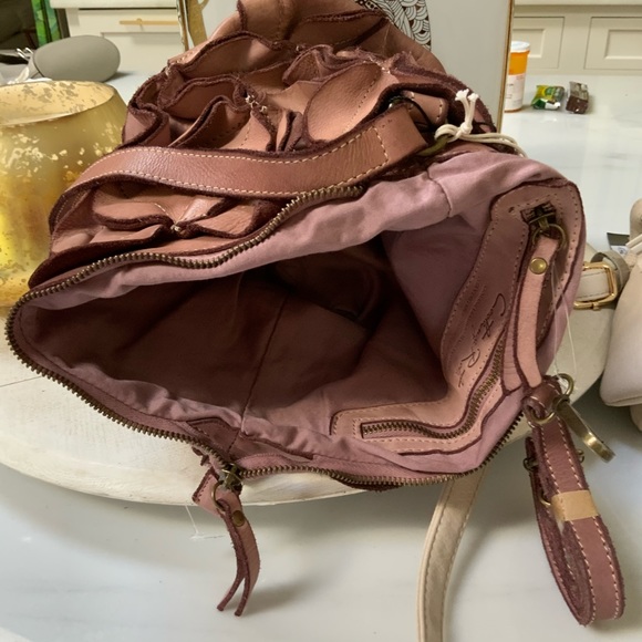 constanza Rota | Bags | Constanza Rota Italian Petal Pink Leather Bag ...